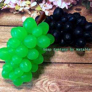 Grapes Soap-bunch of Grapes Soap-party Favor-food Soap-fruit Soap-joke Soap - Etsy