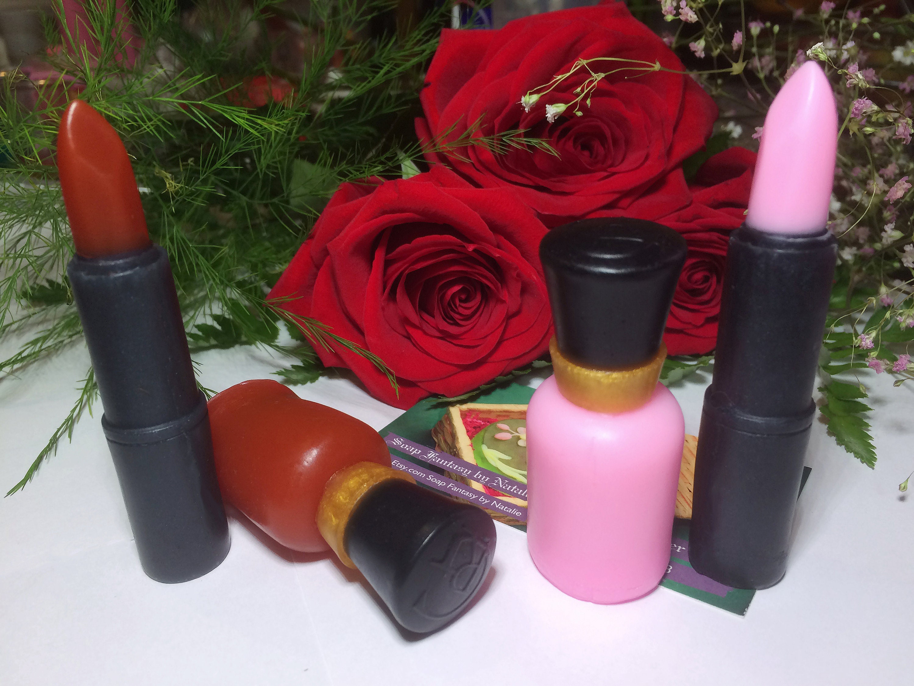 5 Lipstick Mini Soaps Party Favors-teen Party Favors-girls | Etsy