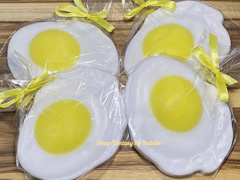 Fried Egg Soap-egg Soap-gag Soap-party Favor-food Soap-fake Food Soap ...