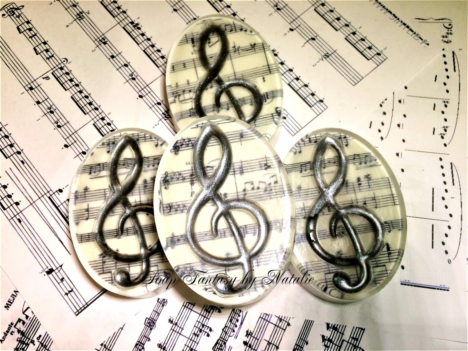Piano Keys Soap-music Notes Soap-treble Clef Soap-musician | Etsy