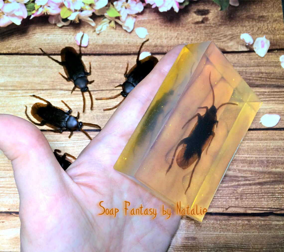 Cockroach Soap-halloween Soap-roach Soap-joke Soap-bug - Etsy