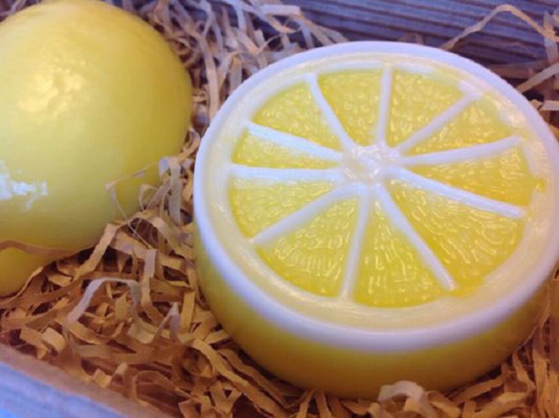 Lemon Soap-lemon Shape Soap-citrus Soap-food Soap - Etsy