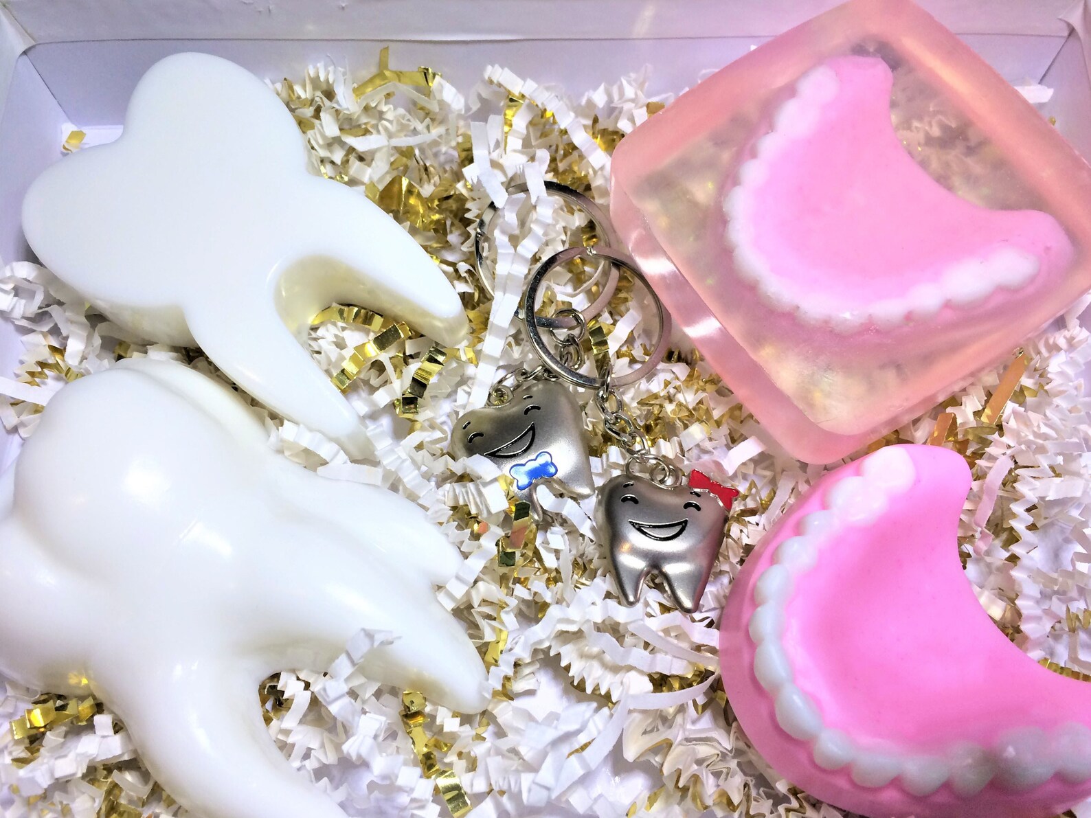 Tooth Soaptooth W/keychain Molar Tooth-dentist Gift-dental | Etsy