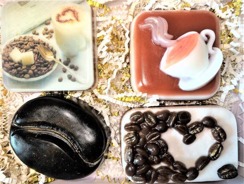 Scrub Exfoliating Coffee Bean Soap With Coffee 1 Bar of Soap Glycerin ...