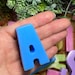ALPHABET Soap-kids Birthday Party Favor-soap Letter Personalized Name ...