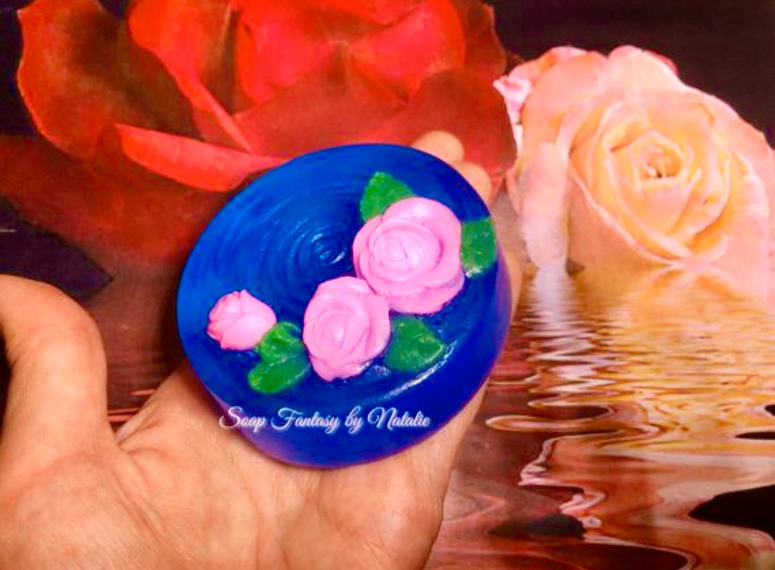 Roses on the Water Soap-flower Soap-plant Soap-women Gift-gift - Etsy