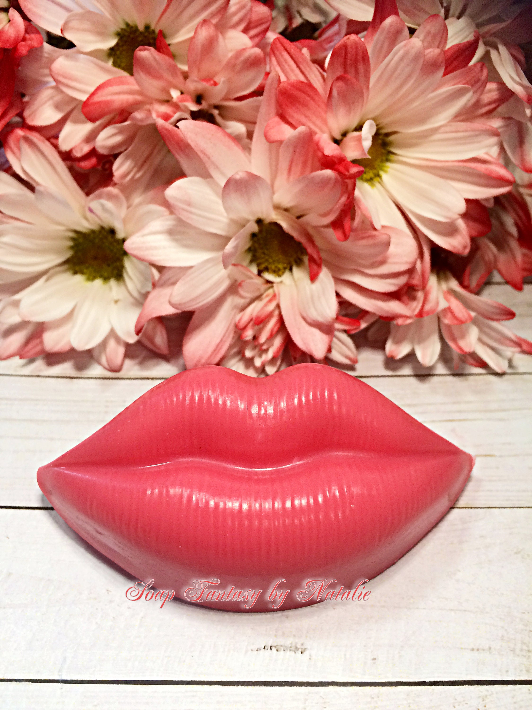 Lips Soap Valentine's Day Soap Kiss Soap Red Lips Soap - Etsy