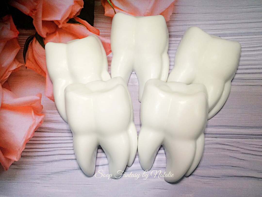 5 Small Molar Tooth -teeth Soap-tooth Soaps-dentist Gift-dental Soap ...
