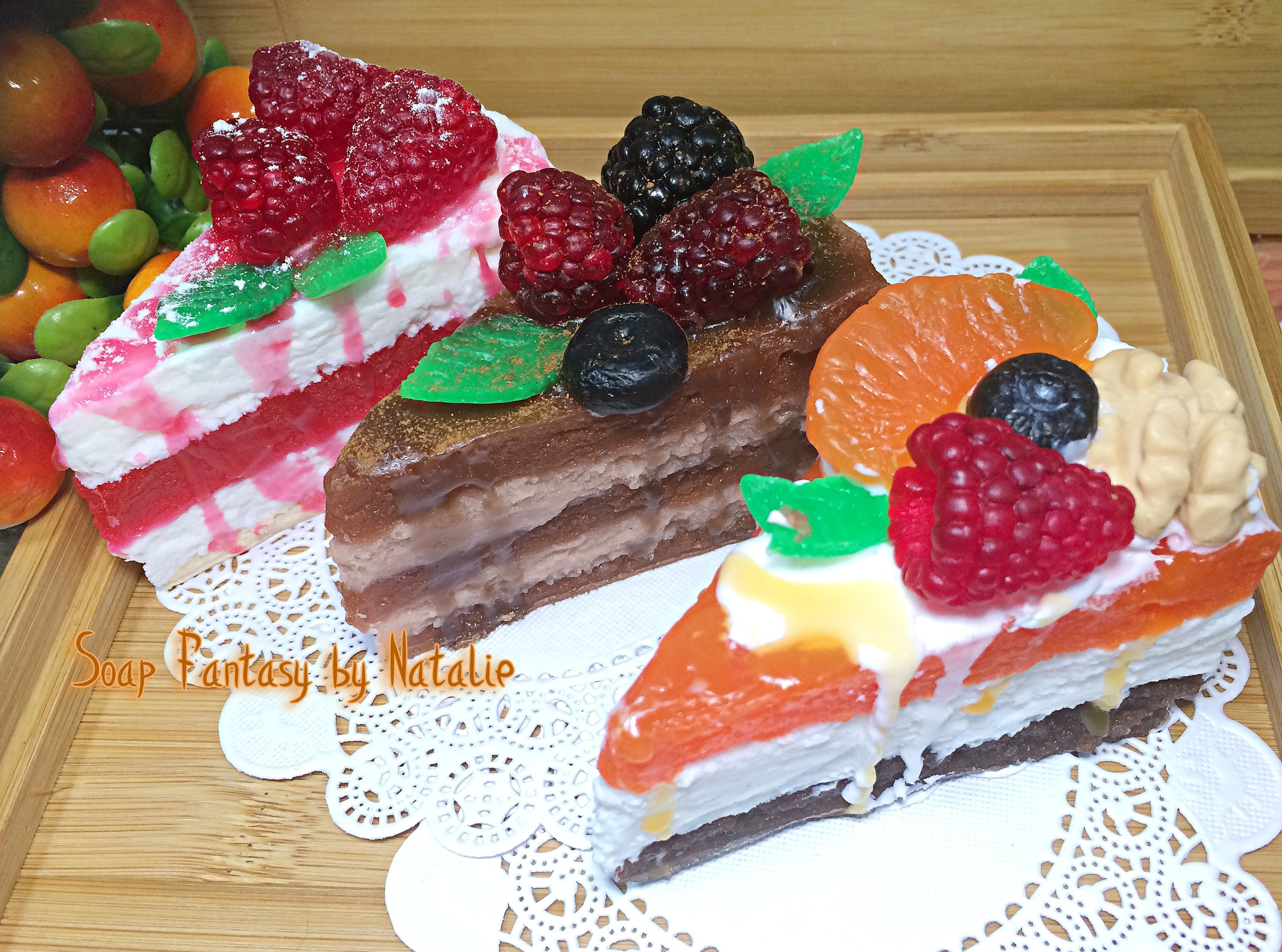 Cake Soap-fruit Cake Soap-party Favor-birthday Gift-soap for | Etsy