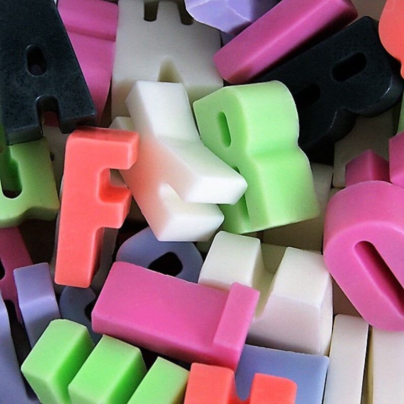 CUSTOM SOAP Words-kids Birthday Party Favor-soap Letter Personalized ...