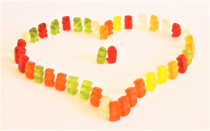 50 Gummy Bear Tiny Soap-fake Candy Soap-kids Soap-animal - Etsy