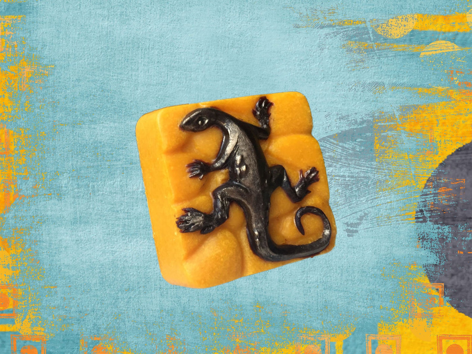 Lizard Soap-Reptile Soap-Lizard on the Stone Soap Lizard | Etsy
