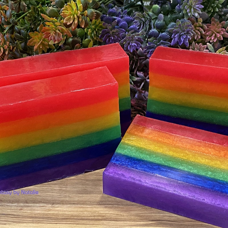 Rainbow Soap - Etsy