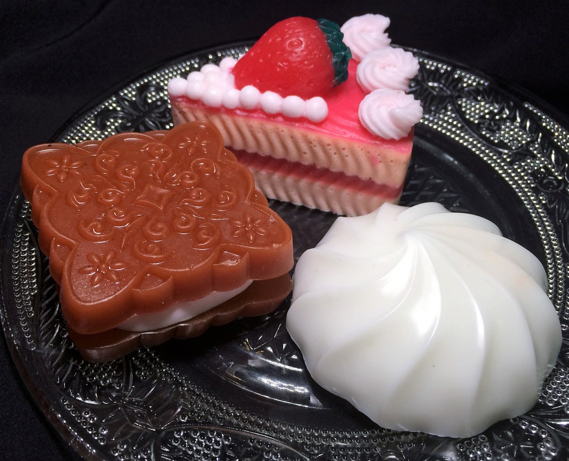 3 Dessert Soapscake Soap-cookie Soap-zephyr Soap. Birthday | Etsy
