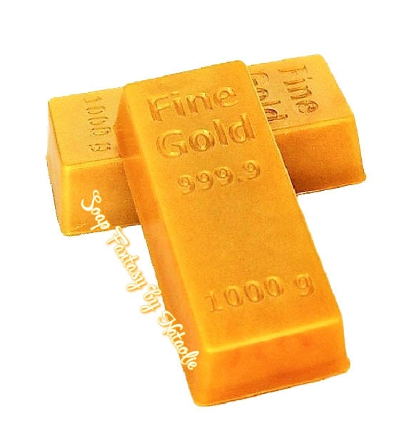 Gold Bar Soap-Fine Gold-Gift for Banker-Party Favor | Etsy