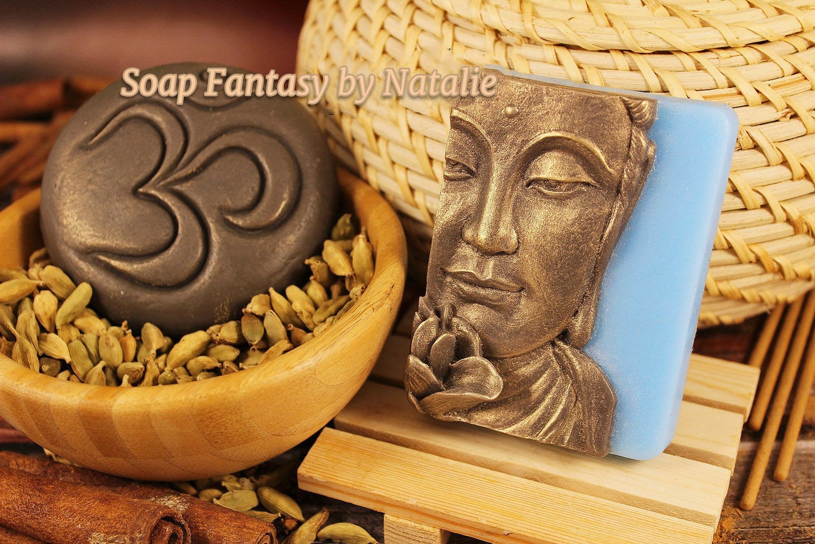 Buddha Soap-buddha With Lotus Soap-spiritual Soap-bindi-gift for Her ...