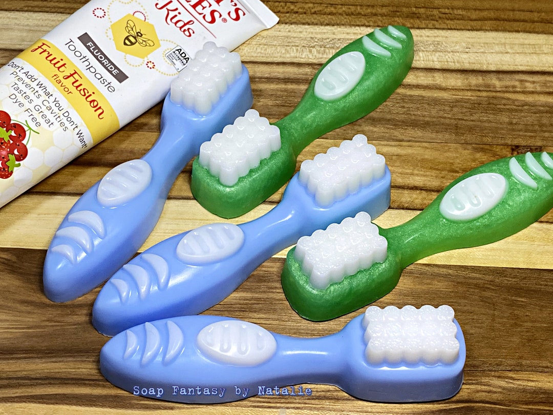 5 Toothbrushes Soaps-toothbrush Soaps-gift for Dentist-gift From Tooth ...