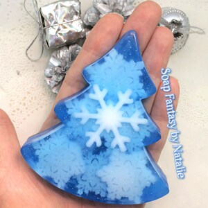 Christmas Tree Soap-christmas Soap-christmas Favor-holiday Gift ...