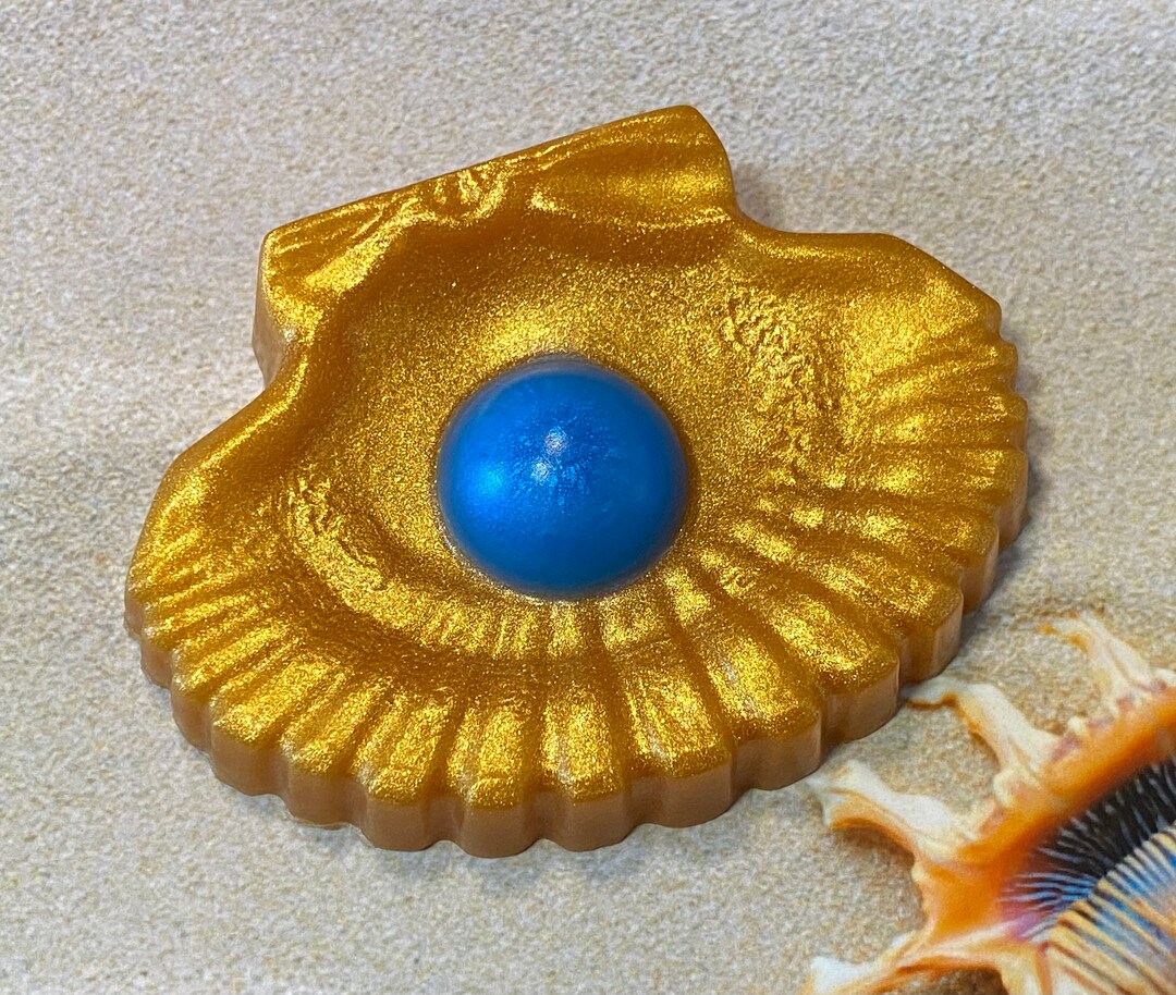 Sea Shell With Pearl Soap-sea Soap-undersea World Soap-ocean Theme Soap ...