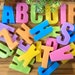 ALPHABET Soap-kids Birthday Party Favor-soap Letter Personalized Name ...