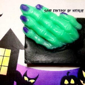 Creepy Witch Hand Soap-zombie Hand Soap-halloween Soap-scary Soap-trick ...