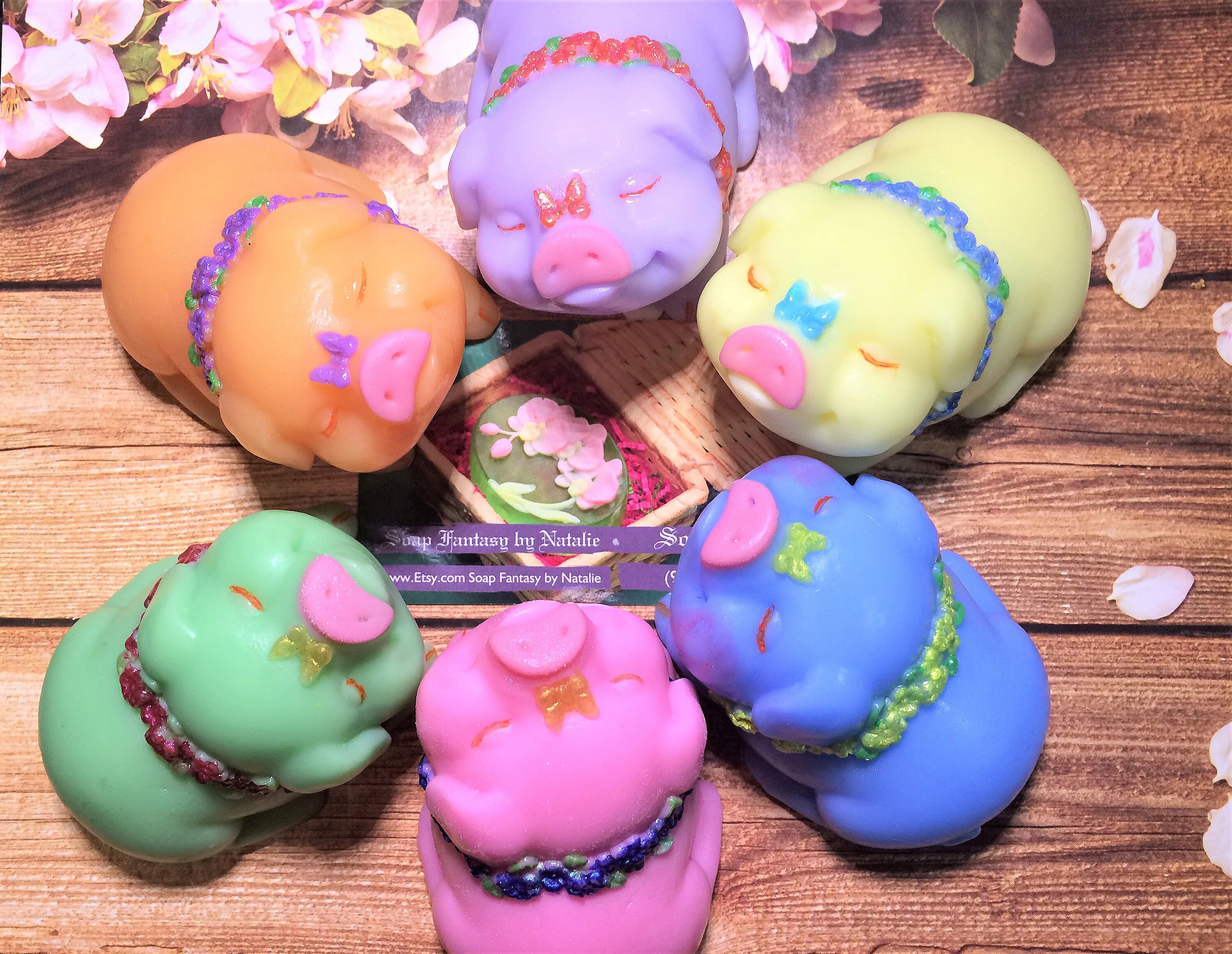 Pig Soap-animal Soap-smiling Pig-pets Soap-kids Soap-3 D Soap - Etsy