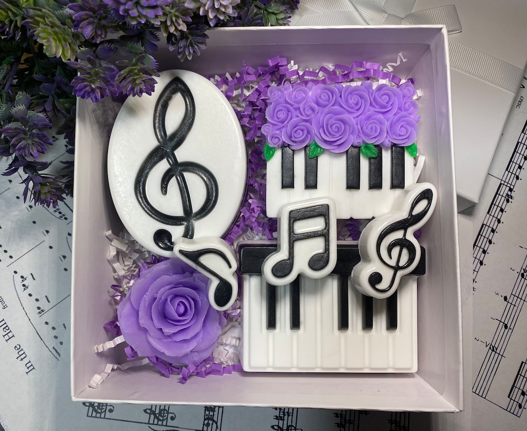 Music Soap Gift Set: Handmade Shea Butter Soaps - Etsy