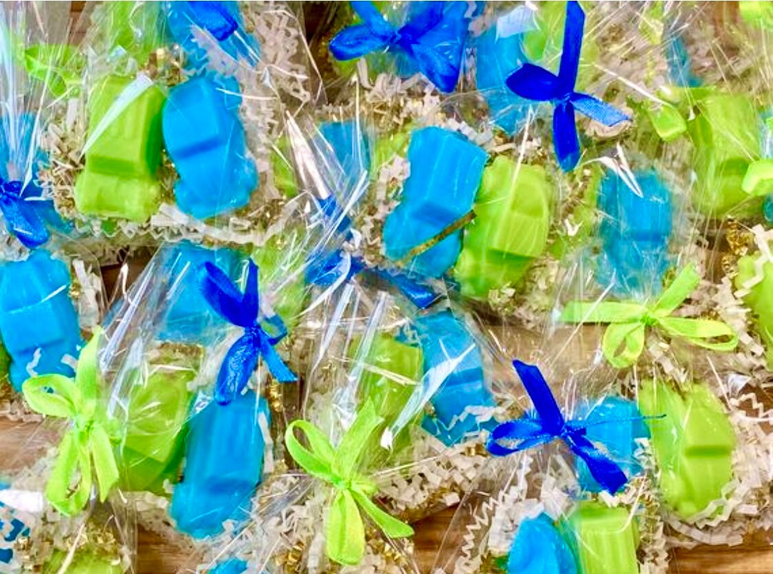 6 Favors 12 Mini Soaps-boys Soap-car Soap-baby Shower Favor-birthday ...