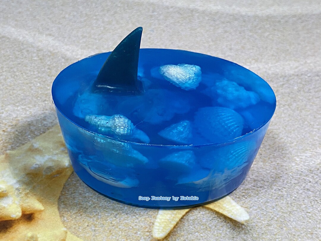 Shark Soap- Shark Fin Soap-kids Soap-birthday Party Favor-sea Soap ...