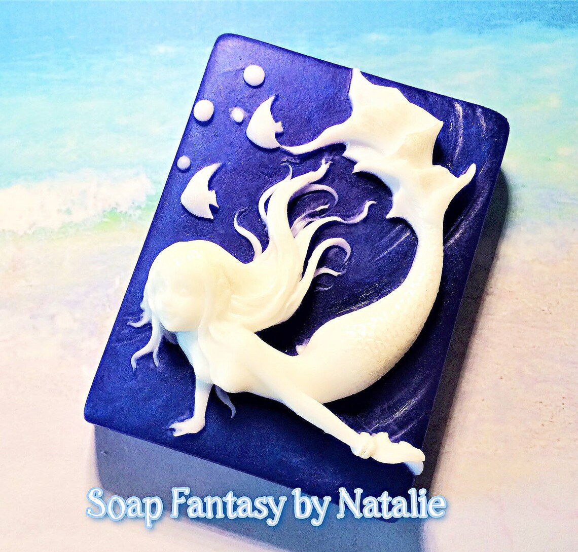 Mermaid Soap-mermaid Ginetta-marine Soap-siren Soap-ocean | Etsy