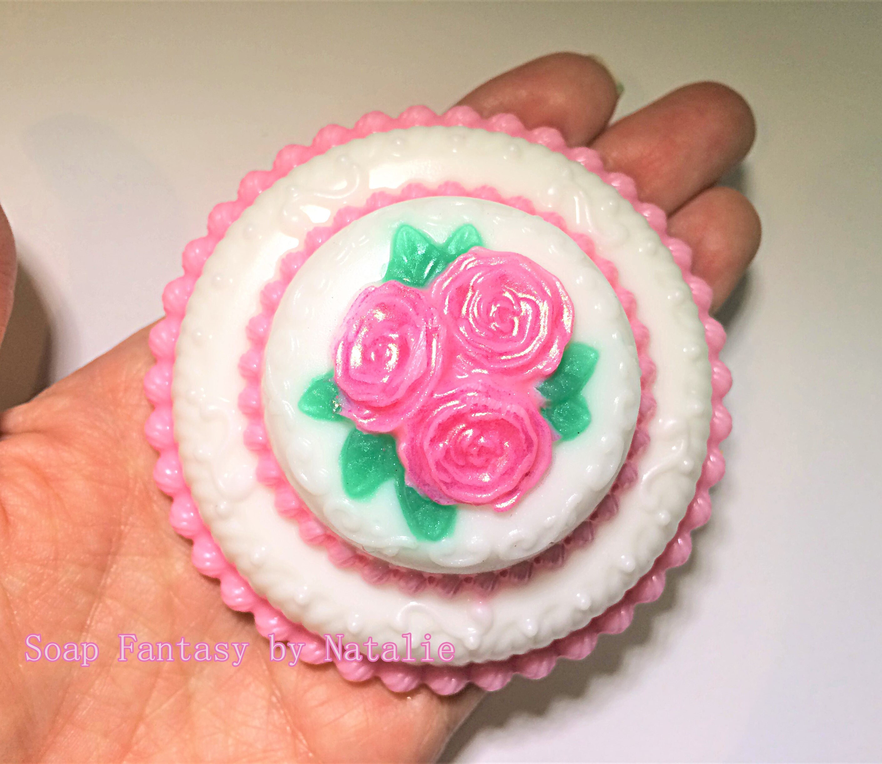 Cake SoapCake with Roses SoapWedding FavorBirthday | Etsy