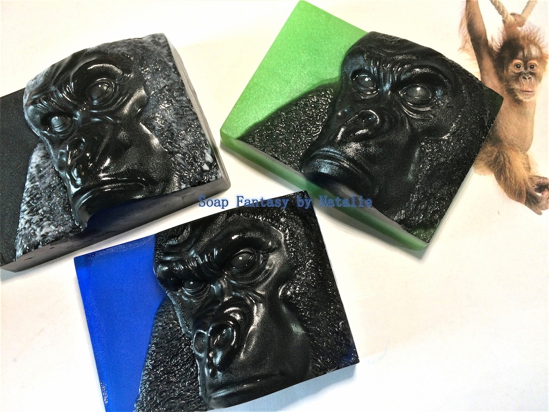 Gorilla Soap-monkey Soap-animal Soap-primate Soap-men's Soap-gift for ...