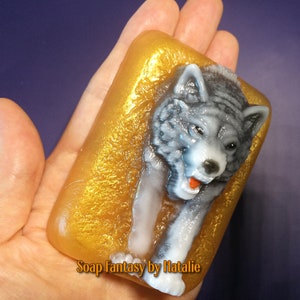 Wolf Soap-animal Soap-men's Soap-gift for Him - Etsy