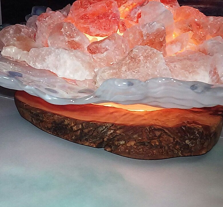 FIRE and ICE #326 Himalayan Salt Lamp - Etsy