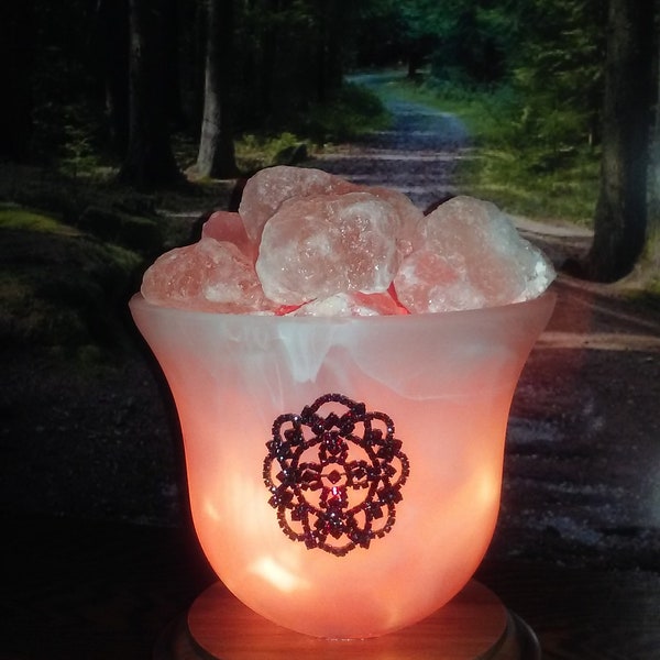 Himalayan Salt Cross Salt Lamp - Etsy