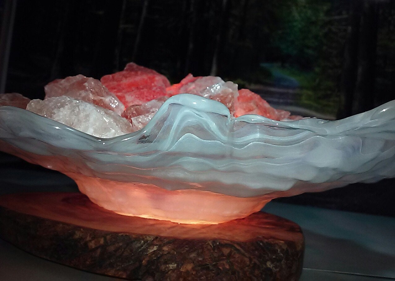 FIRE and ICE #326 Himalayan Salt Lamp - Etsy