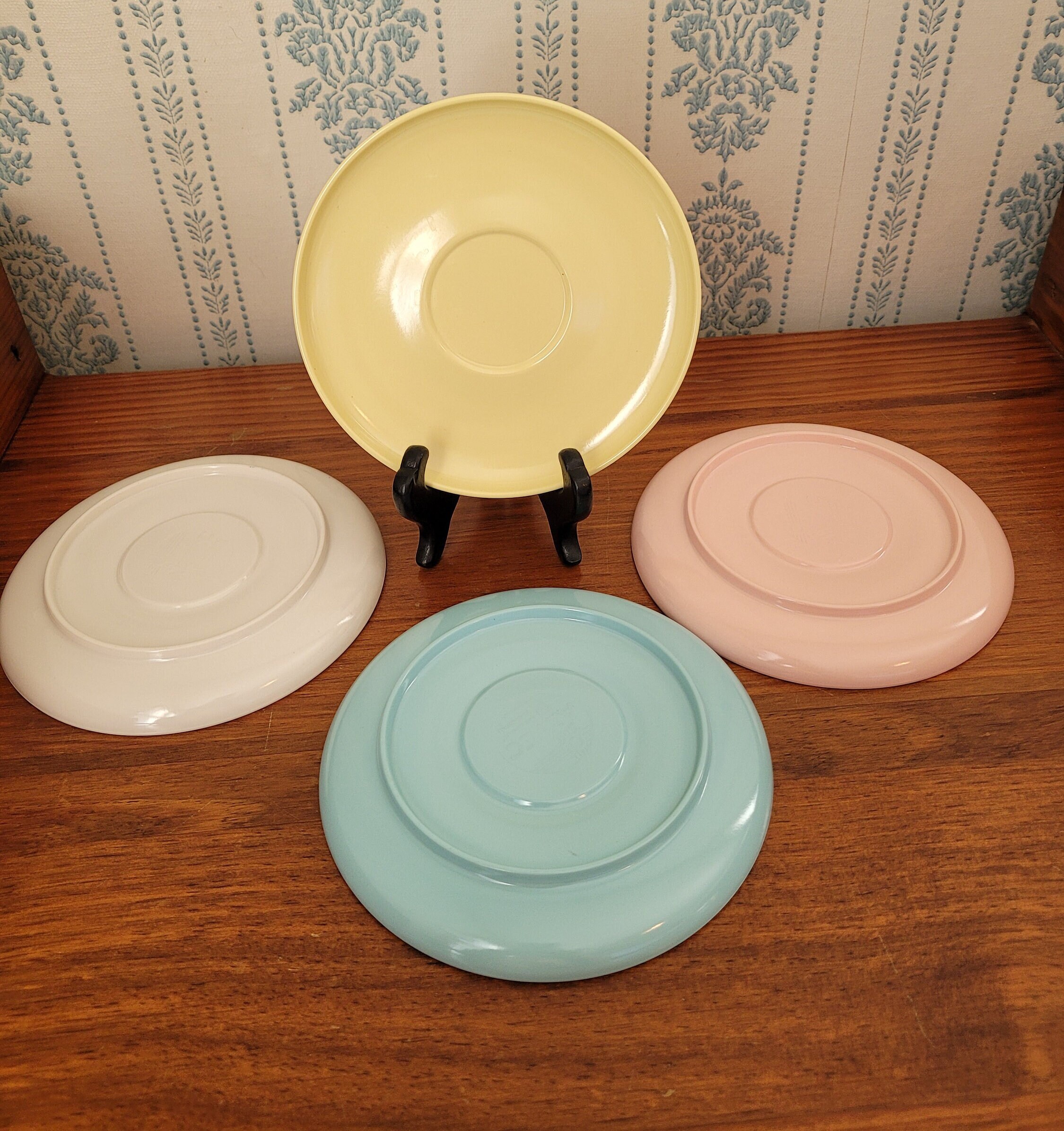 Vintage Aztec Melmac Dinnerware Saucers, Set of 4 - Etsy