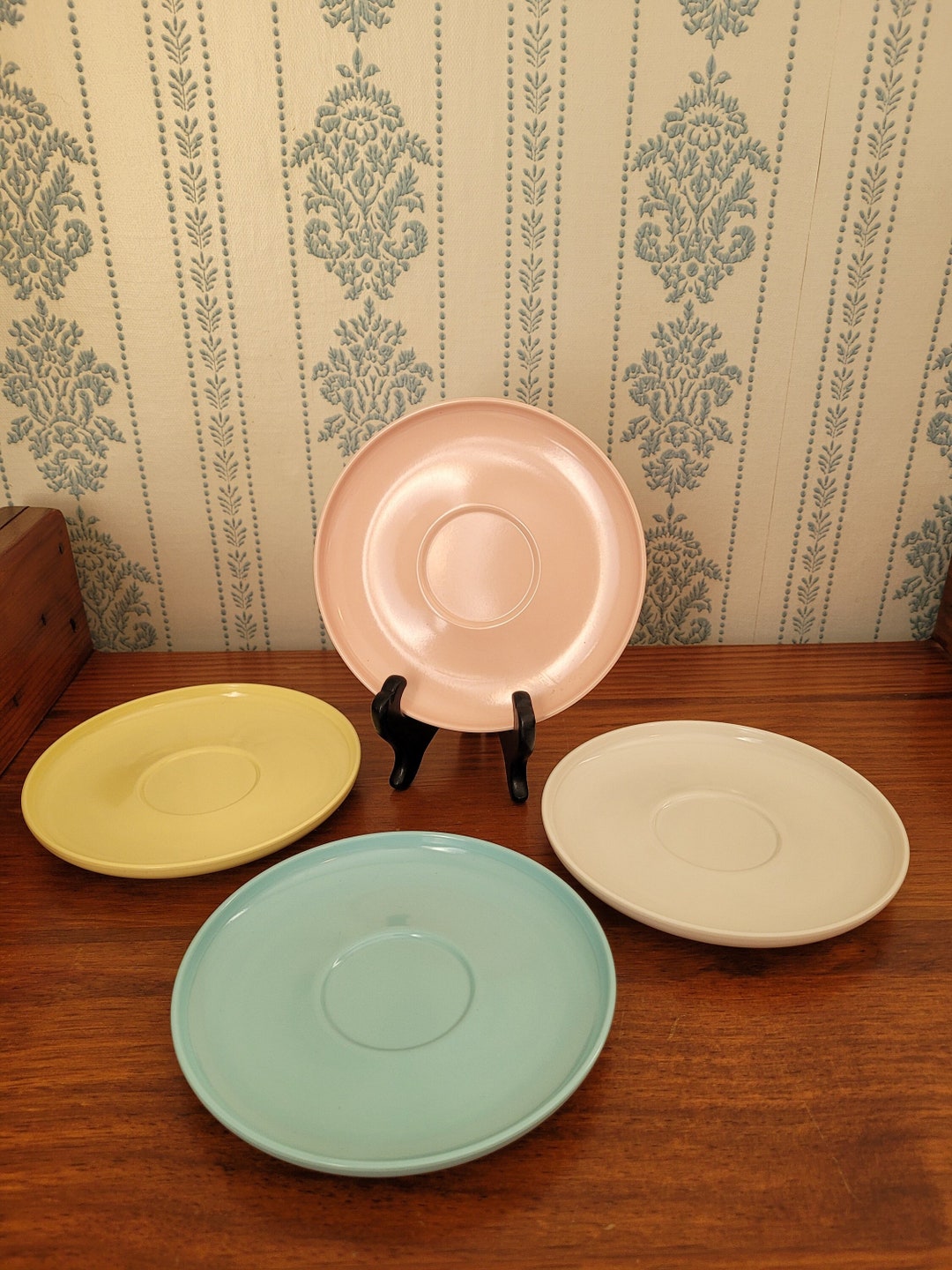 Vintage Aztec Melmac Dinnerware Saucers, Set of 4 - Etsy
