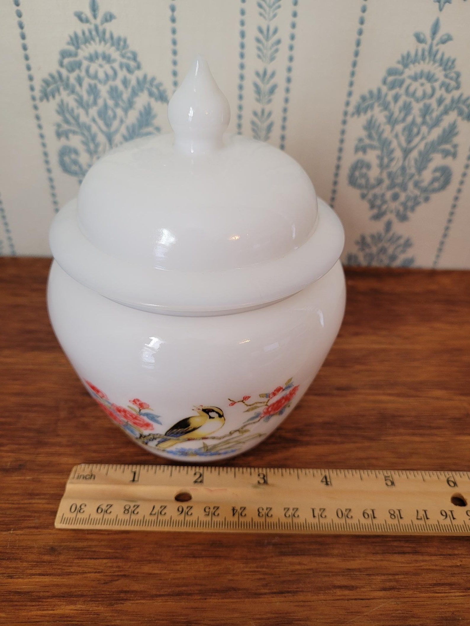Vintage Avon Milk Glass Ginger Jar - Etsy