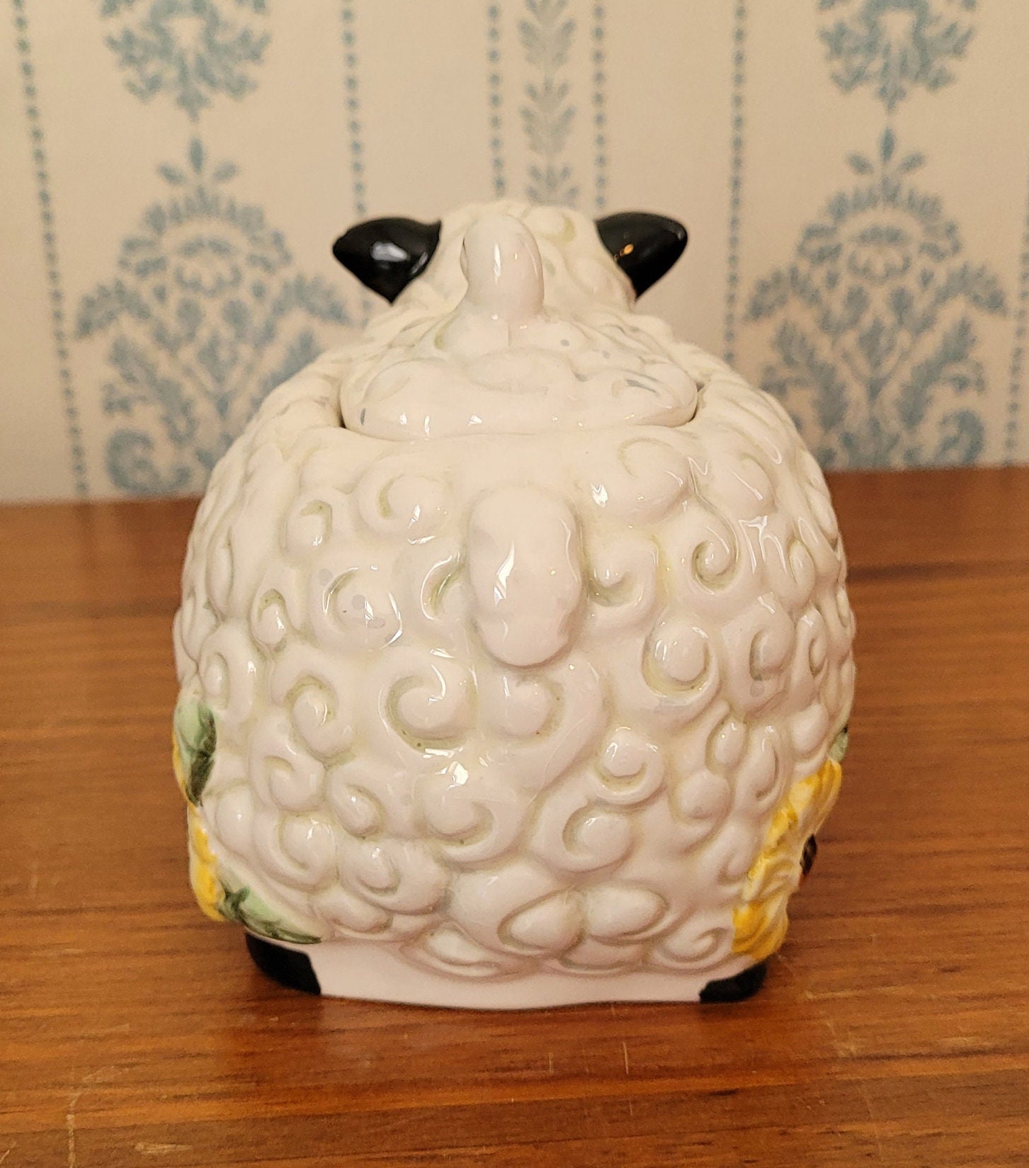 Vintage Sheep Sugar Dish by Susan Winget for Cracker Barrel - Etsy