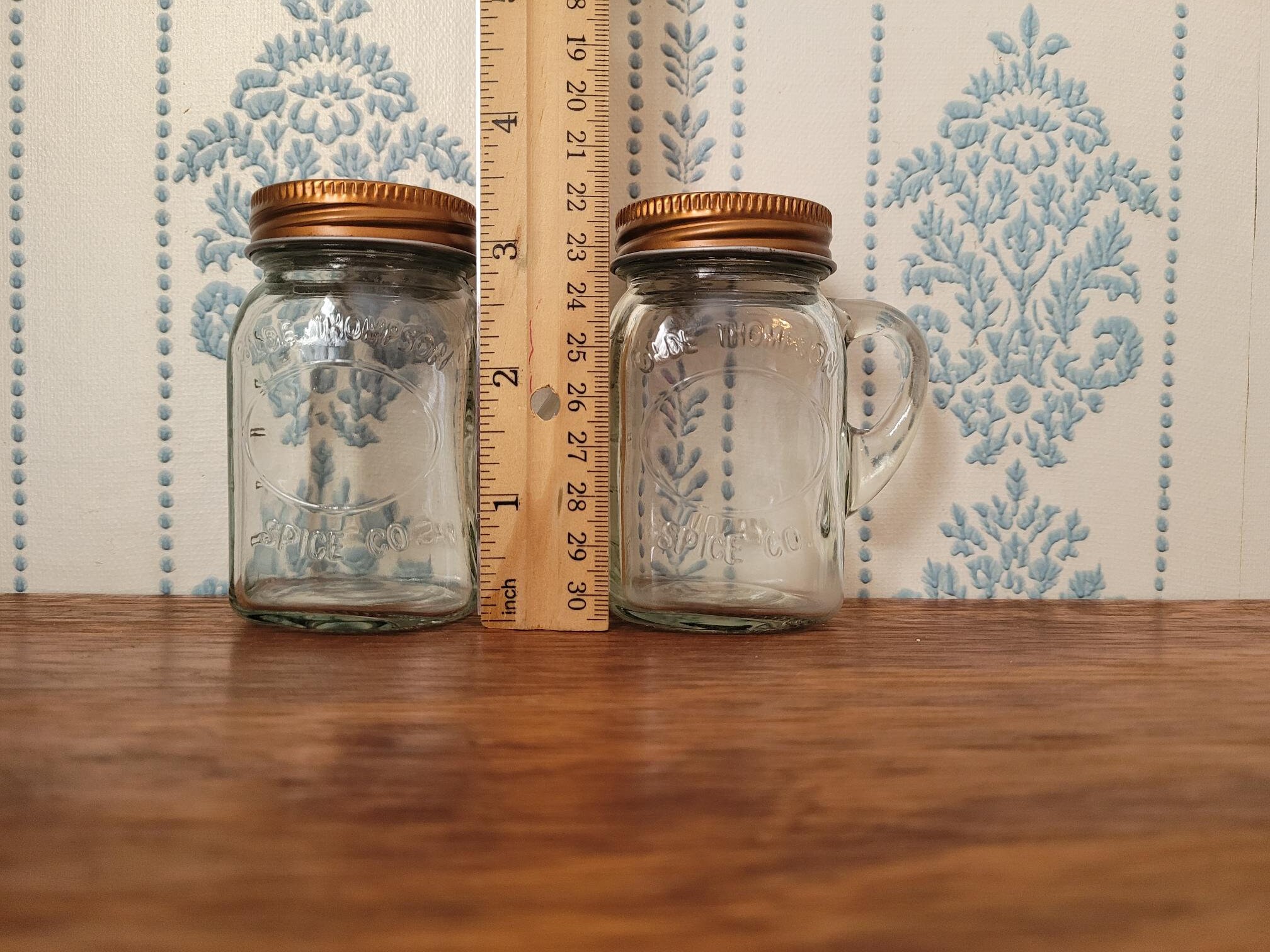 Vintage Olde Thompson Spice Co. Mason Jar Salt and Pepper - Etsy