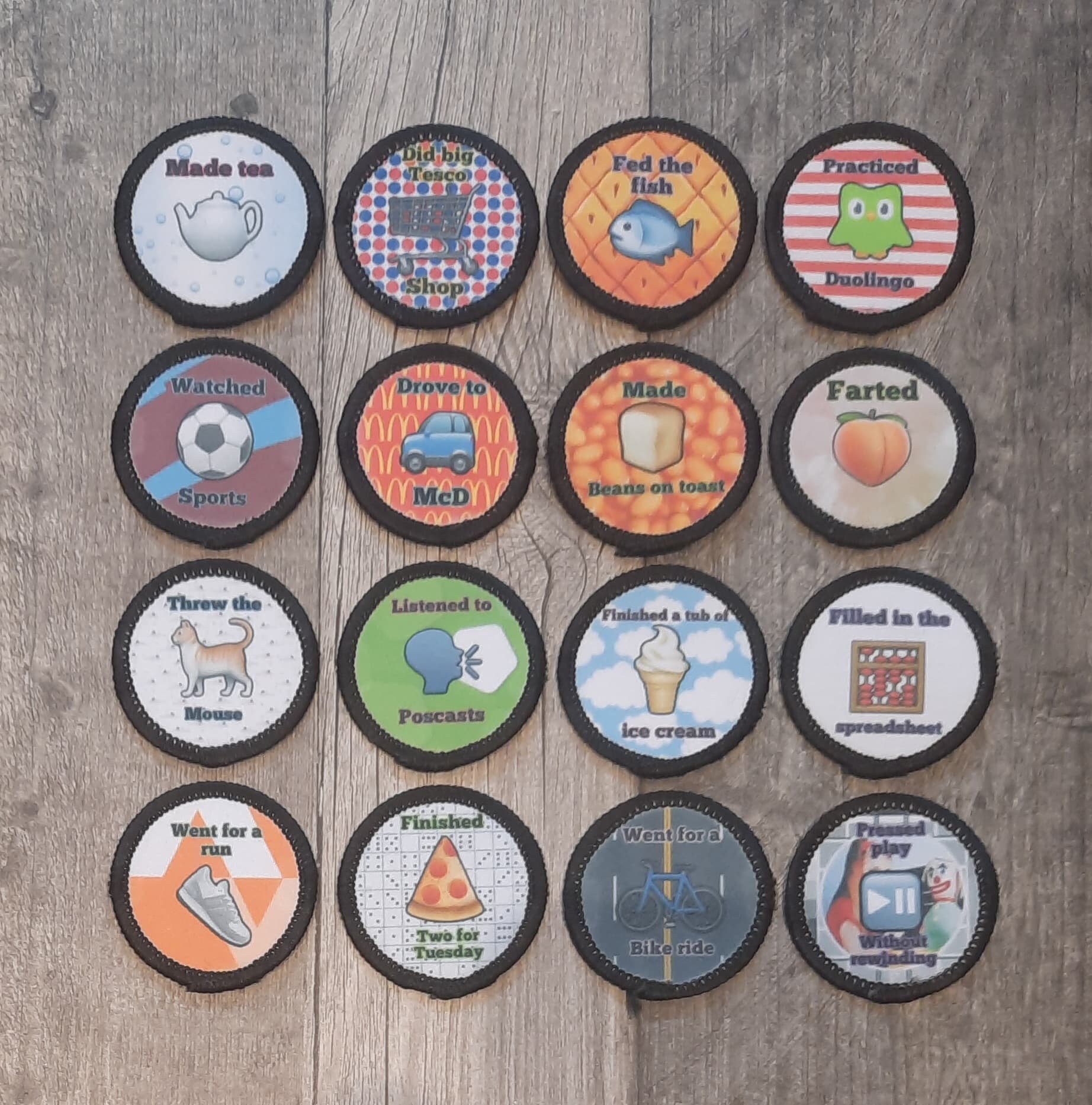 Personalised Cloth Badges/ Patches | Etsy