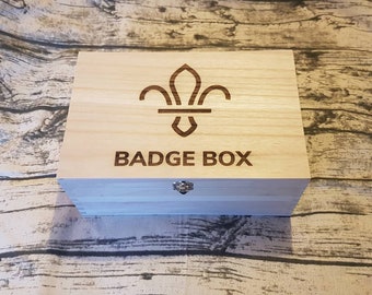 Badge Shadow Box | Etsy