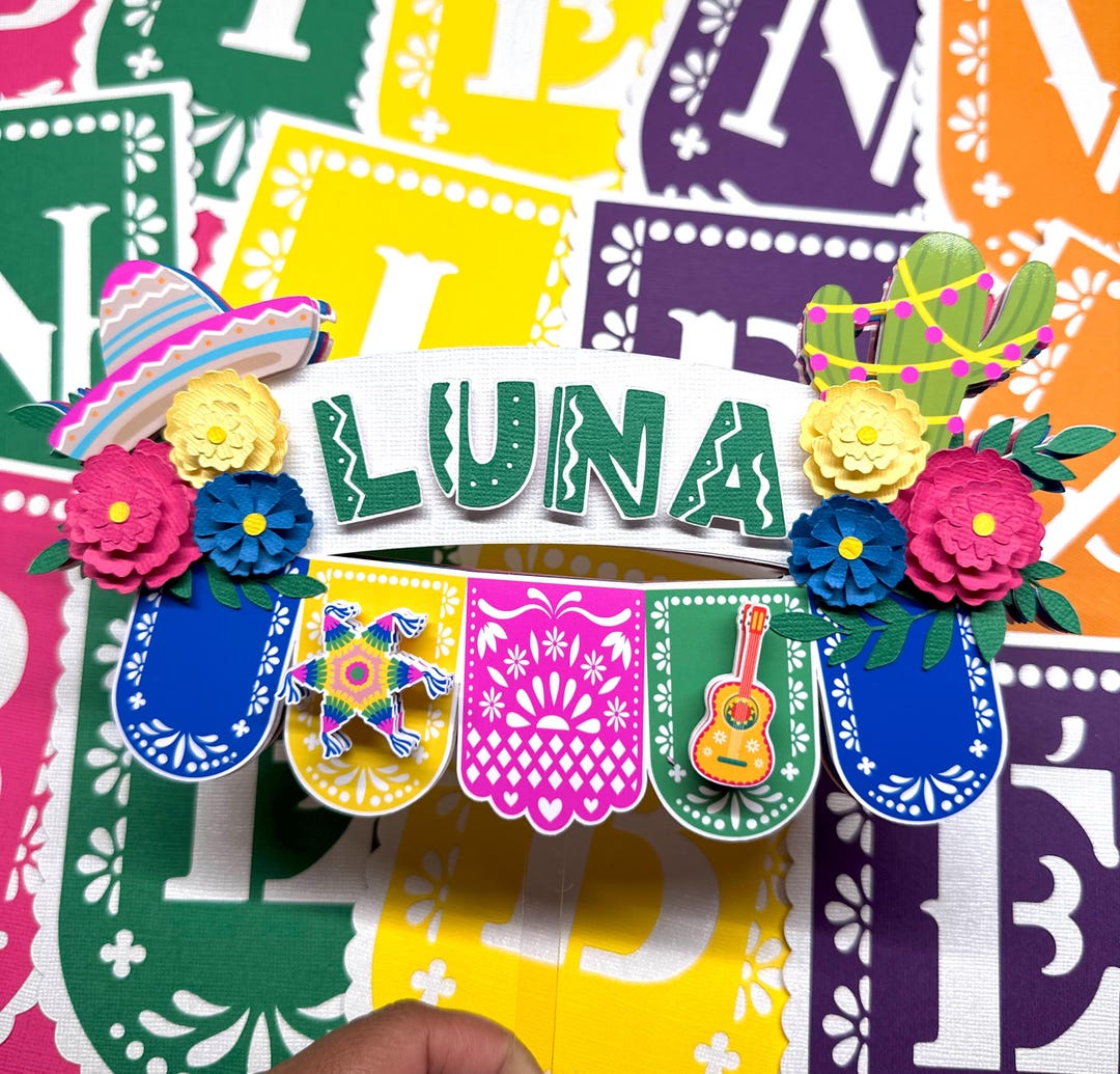 Fiesta Cake Topper Fiesta Theme Birthday Party Fiesta Birthday Cinco De ...