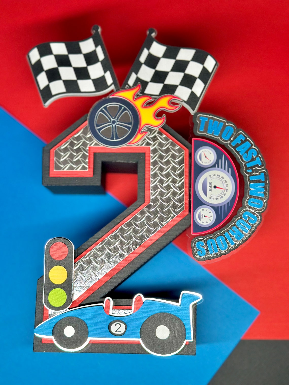 Two Fast Two Curious 3D Number Two Fast Two Curious 3D Letter Two Fast ...