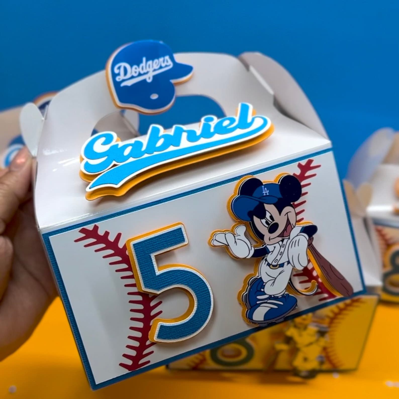 Dodgers Mickey Inspired Birthday Dodgers Birthday Mickey Birthday ...