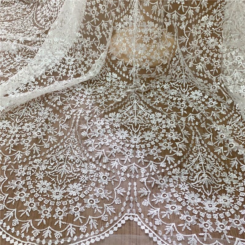 Bohemian White Ivory Rayon Lace Fabric Bridal Lace Wedding - Etsy