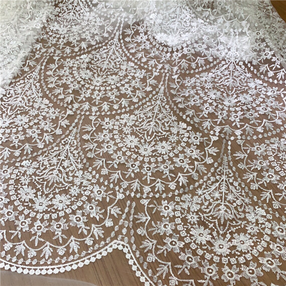 Bohemian White Ivory Rayon Lace Fabric Bridal Lace Wedding - Etsy