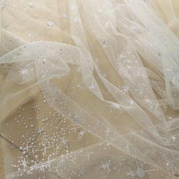 Glitter Star Tulle - Etsy