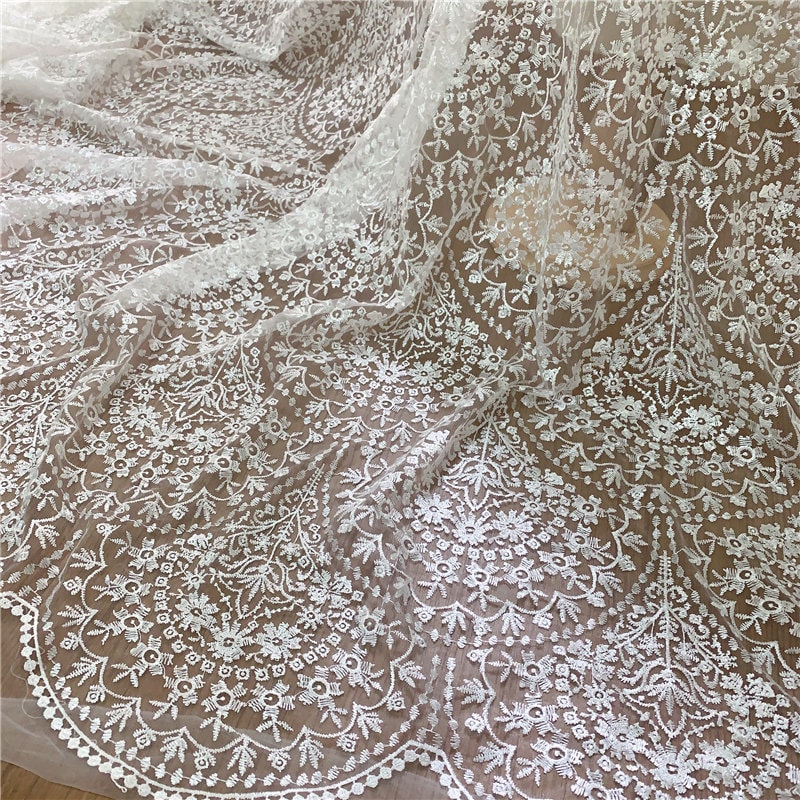 Bohemian White Ivory Rayon Lace Fabric Bridal Lace Wedding - Etsy